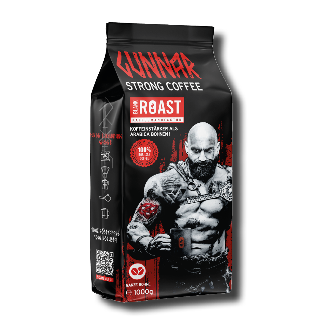 GUNNAR STRONG COFFEE – Robusta Kaffee mit extra Koffein